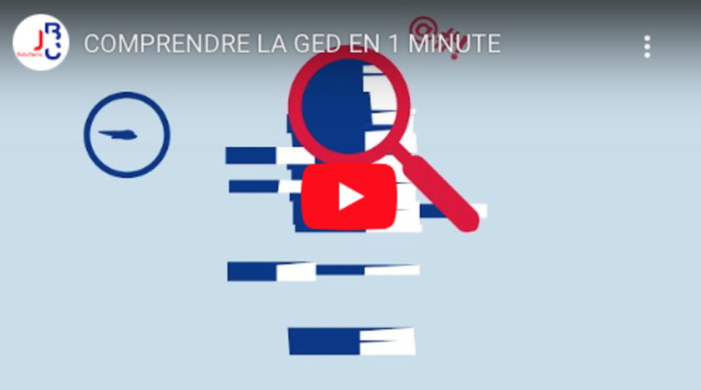 COMPRENDRE LA GED EN 1 MINUTE | JBC Solutions
